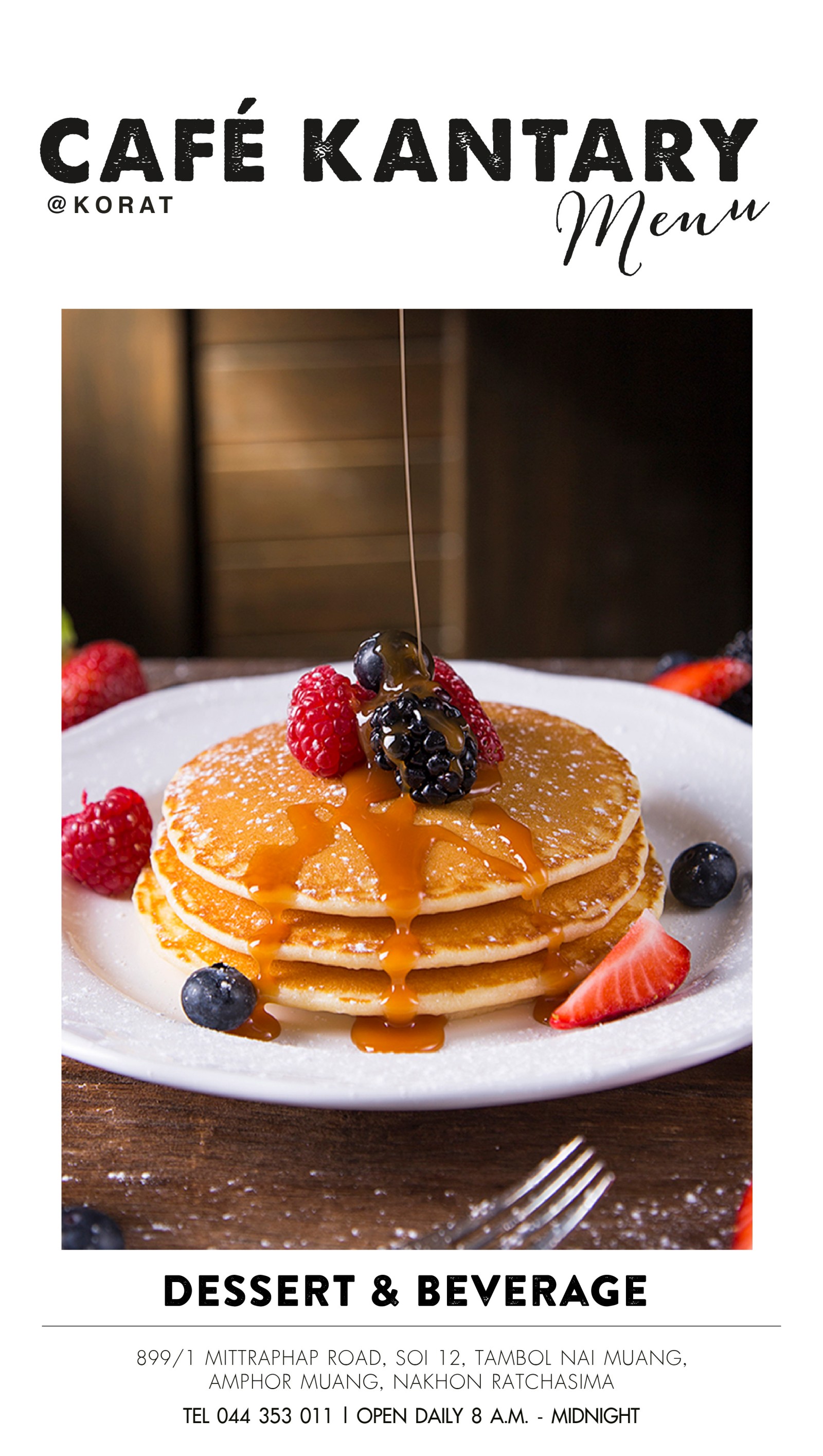 Menu | Korat | Café Kantary